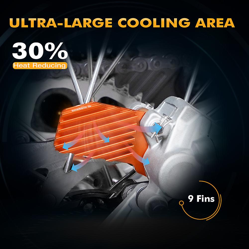 Racecraft's KTM Rear Brake Heat Sink Caliper Cooler - Orange – EMD Online